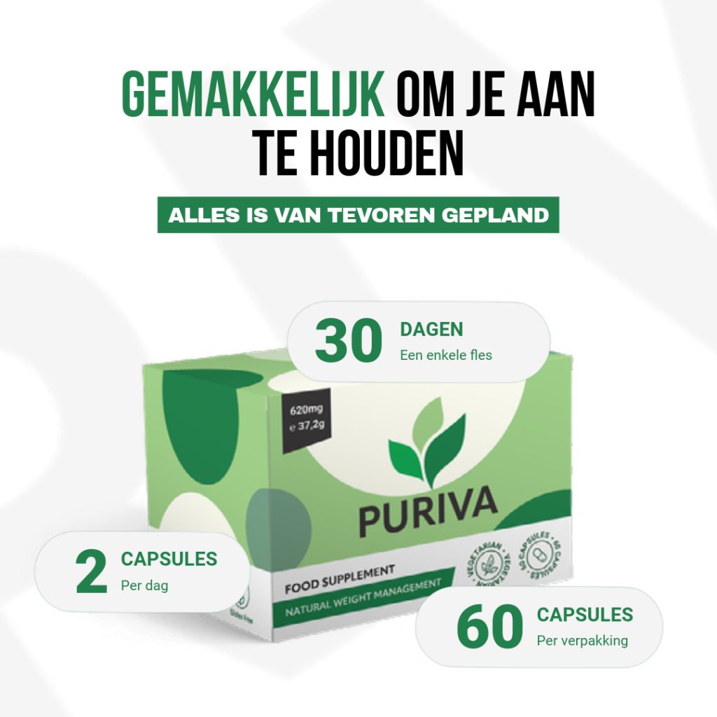Puriva Afslankcapsules met Actieprijs en Ervaringen - VitaalMax